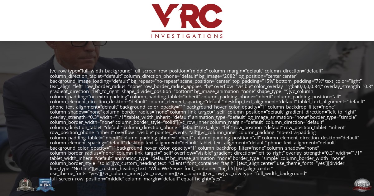 Clients – VRC Investigations